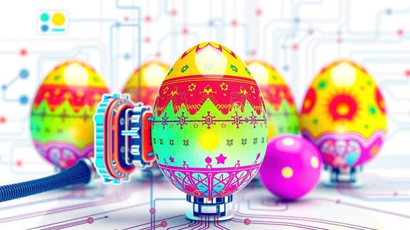 Automated Easter Egg Decorating System Detailed Engineering Schematic ...