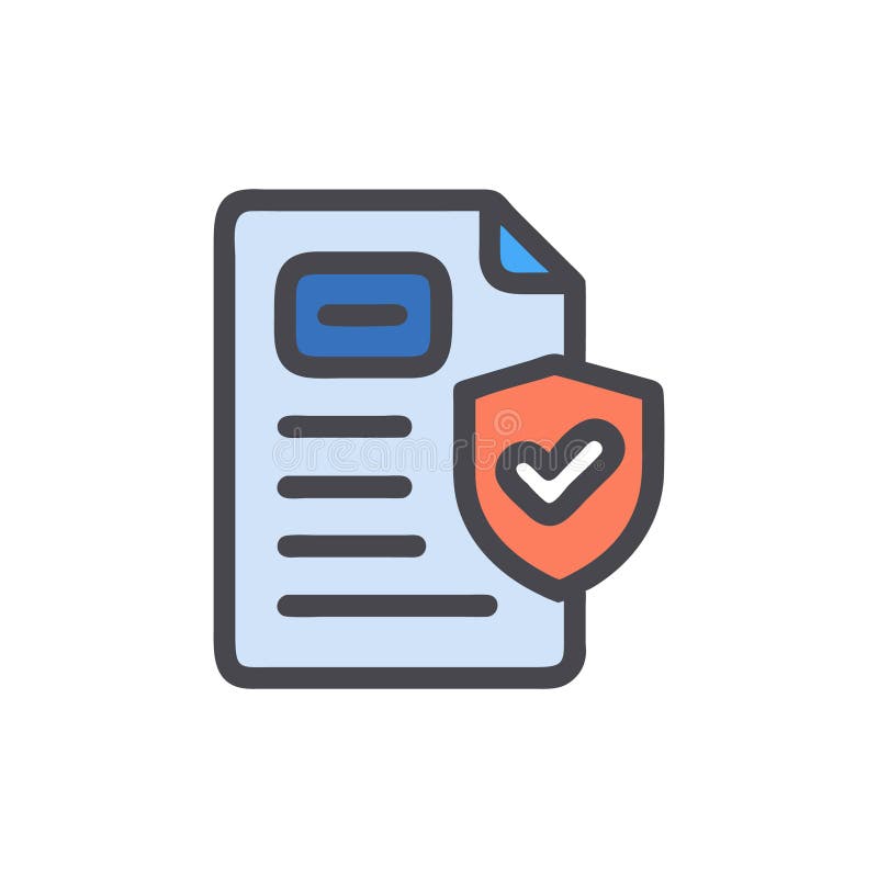 Comprehensive Security Policy Icon for Governance Stock Image ...