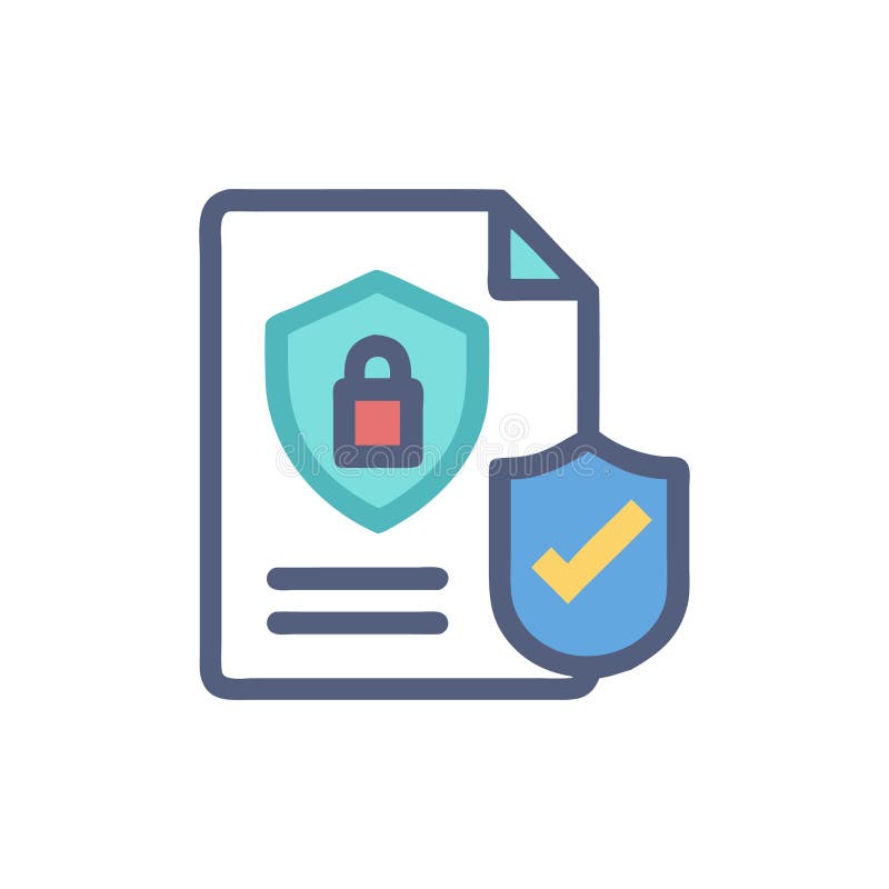 Comprehensive Security Standard Icon for Governance Stock Illustration ...