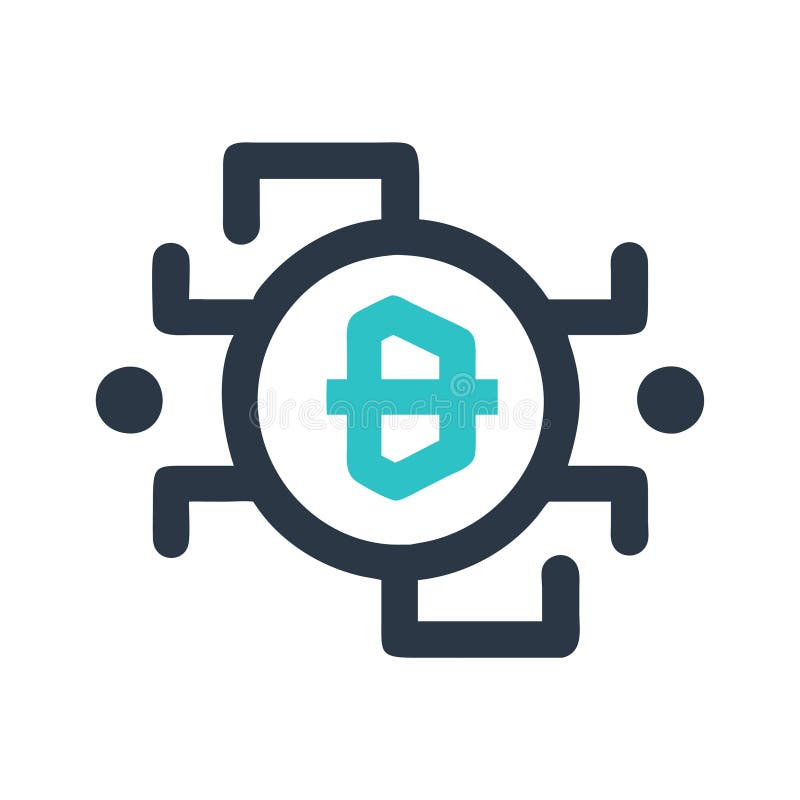 Comprehensive Smart Ledger Symbol Icon for Technology Solutions Stock ...