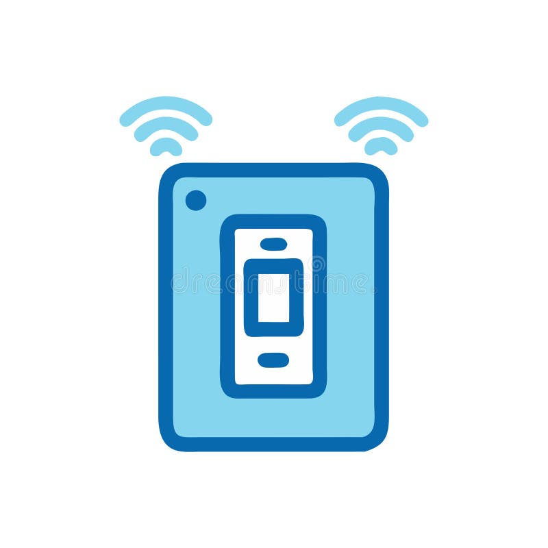 Comprehensive Smart Light Switch Icon for Automation Solutions Stock ...