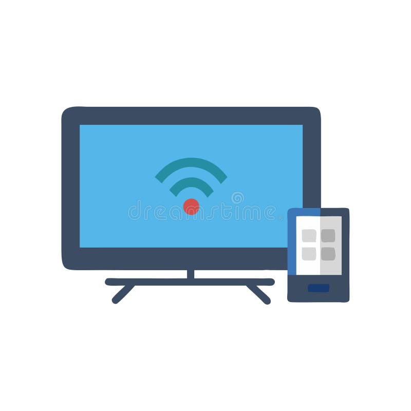 Comprehensive Smart TV Icon Stock Vector - Illustration of icon ...