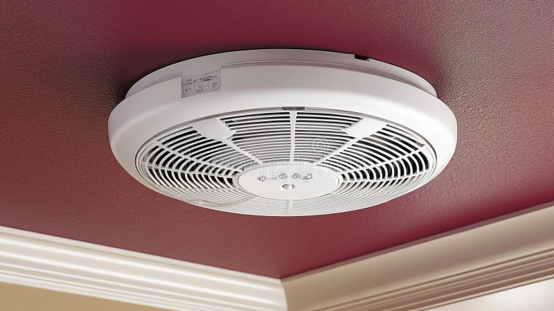 Comprehensive Smoke Detector System Installed on Ceiling for Enhanced ...