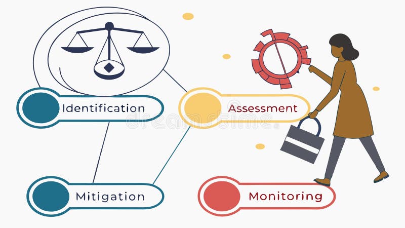 Comprehensive Systematic Risk Management Process Steps, Vector Design ...