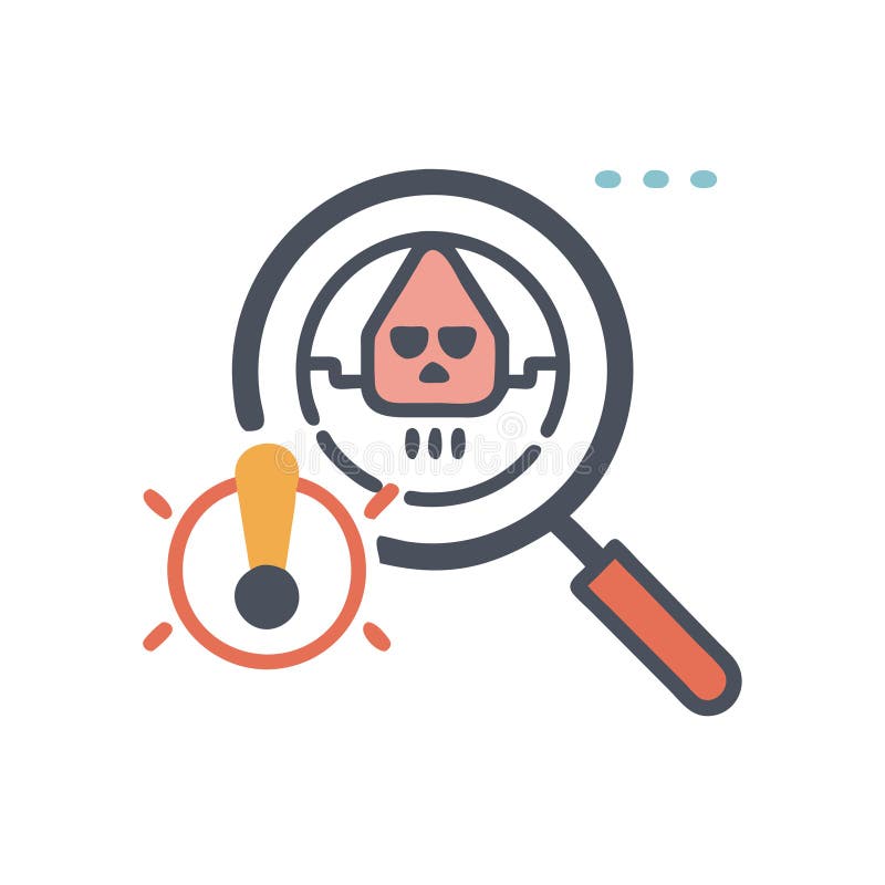 Comprehensive Threat Detection Icon for Security Solutions Stock Vector ...