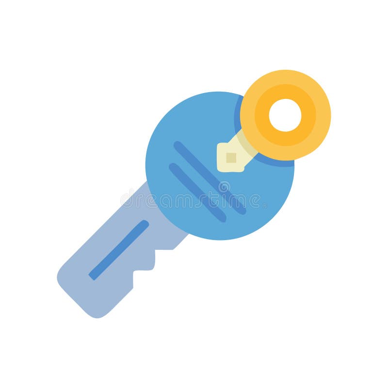 Comprehensive Token Key Icon for Security Solutions Stock Illustration ...