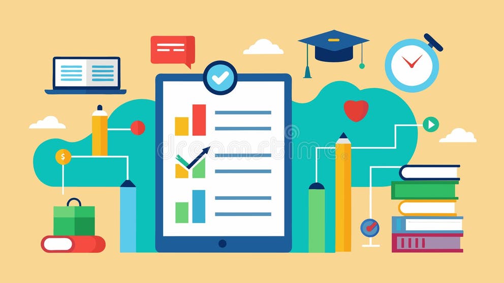 Students Academic Performance Stock Illustrations – 241 Students ...