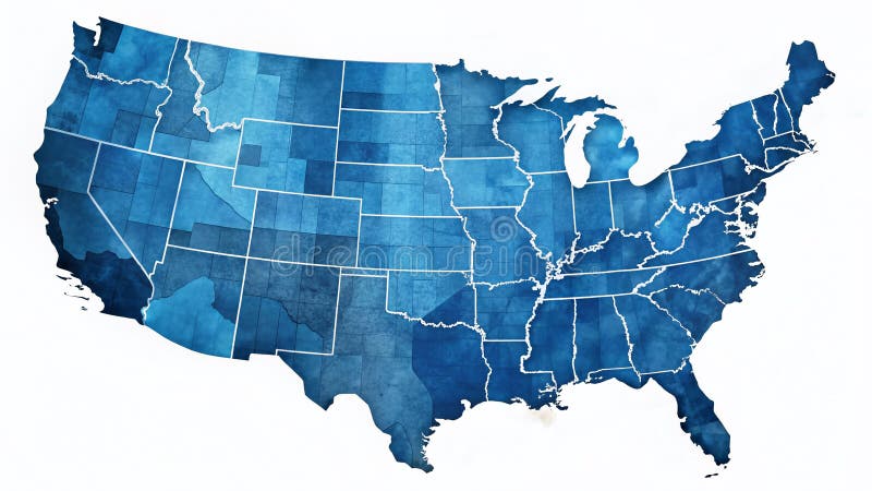 Comprehensive Us County Map Stock Illustrations – 18 Comprehensive Us ...