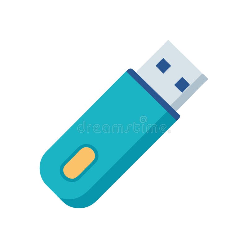 Comprehensive USB Flash Drive Icon for Storage Solutions Stock Vector ...