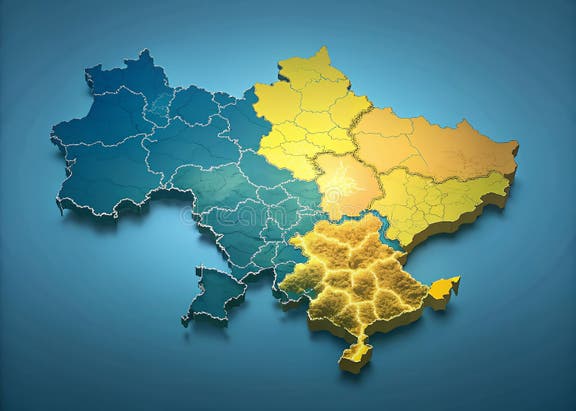 Comprehensive Vector Map of Ukraine Detailed Geographic Overview for ...