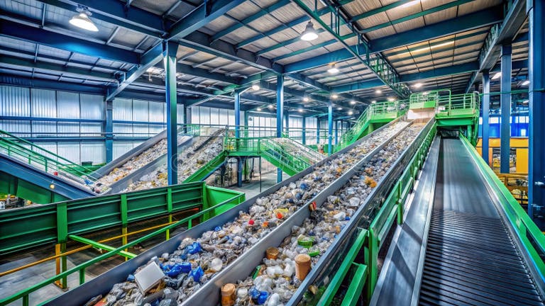 A Comprehensive View of a Modern Recycling Facility Sorting Process ...