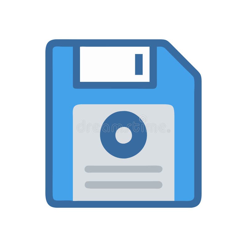 Comprehensive Virtual Disk Icon for Storage Solutions Stock Vector ...