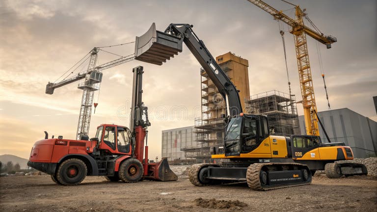 Construction and Industrial Heavy Equipment a Visual Guide To Cranes ...