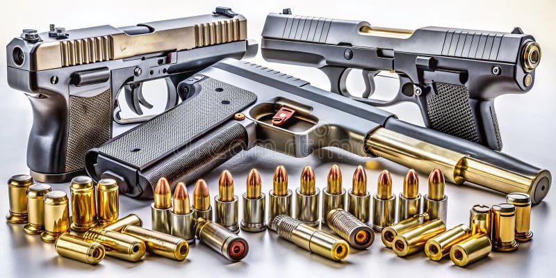 Comparing SemiAutomatic Handguns a Visual Guide To Size Caliber and Key ...