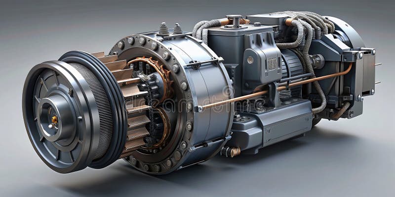 Comprehensive 360 Visualization of a Modern Electric Truck Motor ...