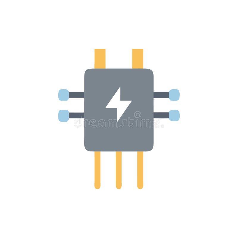 Comprehensive Voltage Regulator Icon for Management Stock Photo ...