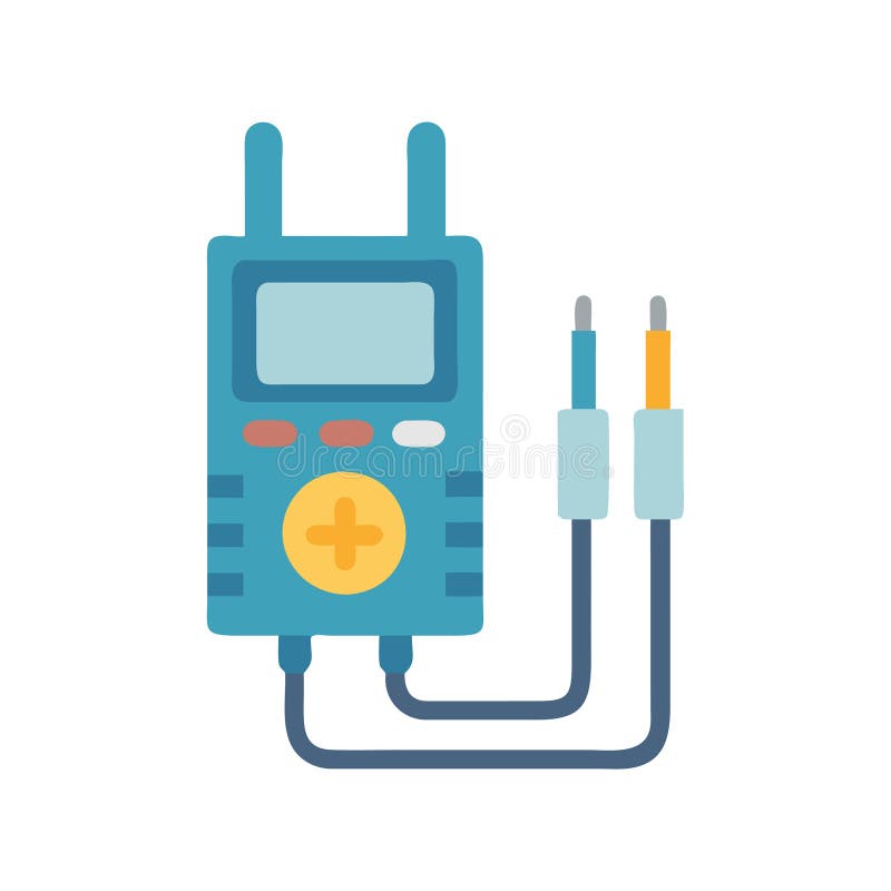 Comprehensive Voltage Tester Icon Stock Vector - Illustration of ...