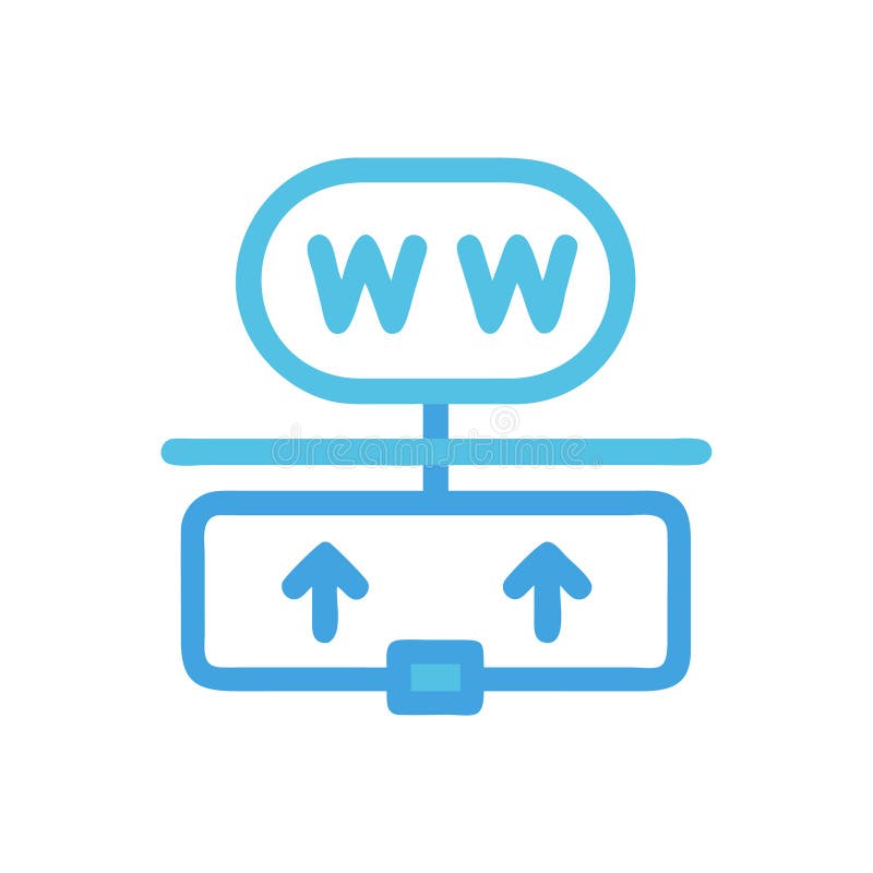Comprehensive WAN Icon stock illustration. Illustration of security ...