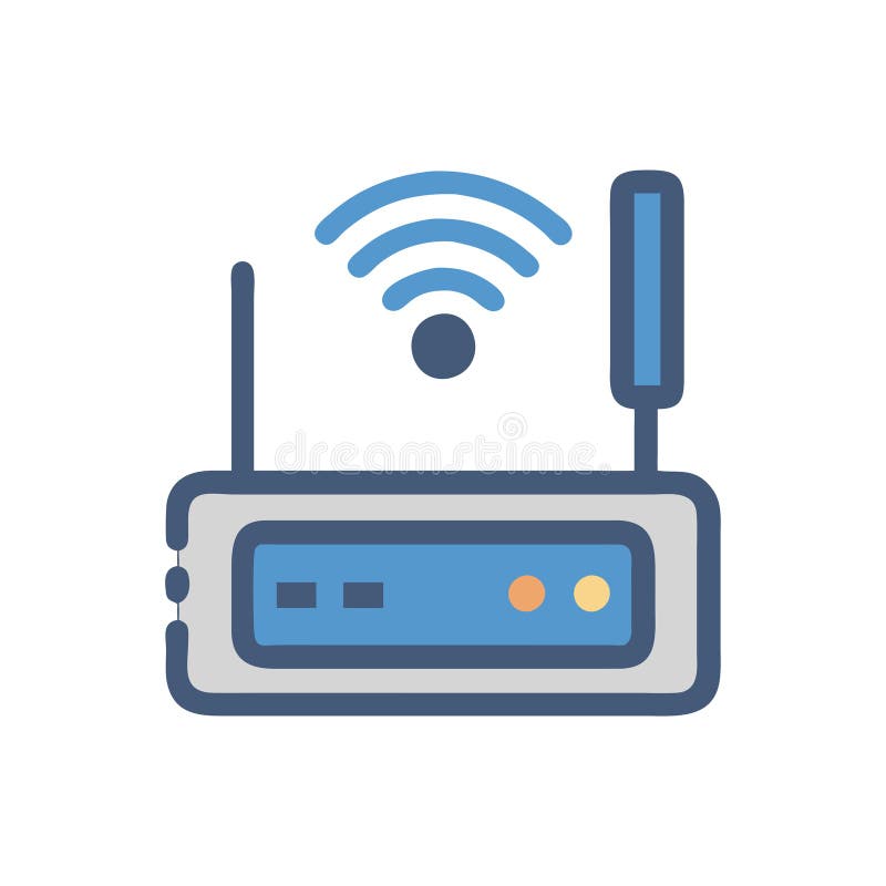 Comprehensive Wi-Fi Extender Icon Stock Vector - Illustration of ...