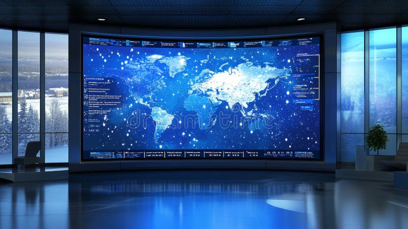 Comprehensive Winter Weather Forecast Display with Cold Fronts, Snow ...