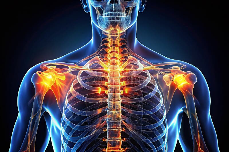 Comprehensive XRay Visualization of the Human Shoulder Joint Detailed ...
