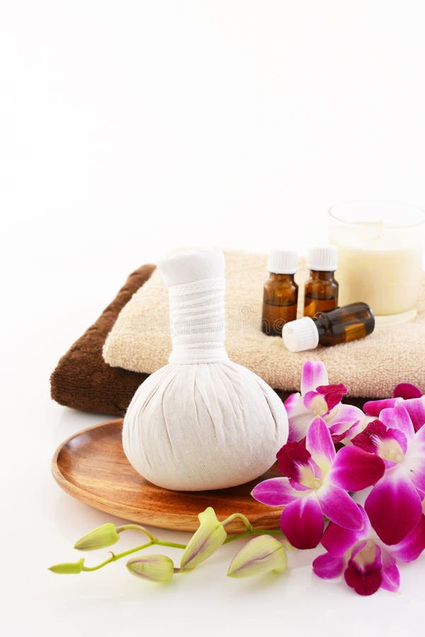 Compress Herb Massage stock photo. Image of beautiful - 130519806