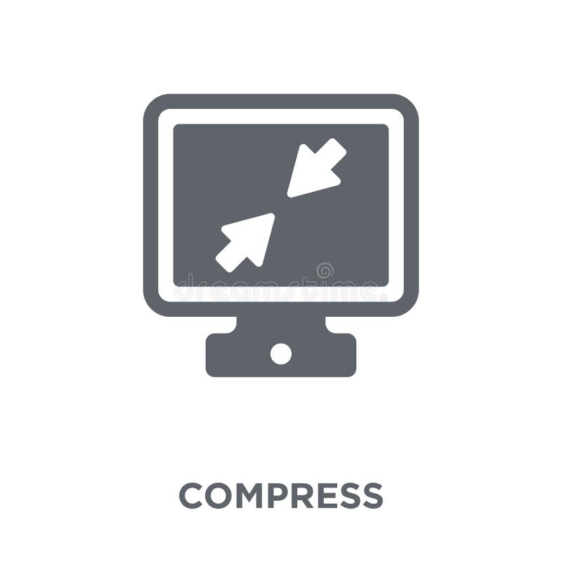 Compress Icon from Webnavigation Collection. Stock Vector ...