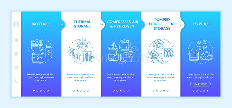 Compressed-air Energy Storage Plant Vector Infographic Template Stock ...