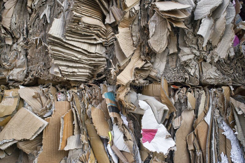 Compressed cardboard stock photo. Image of flat, garbage - 164722728