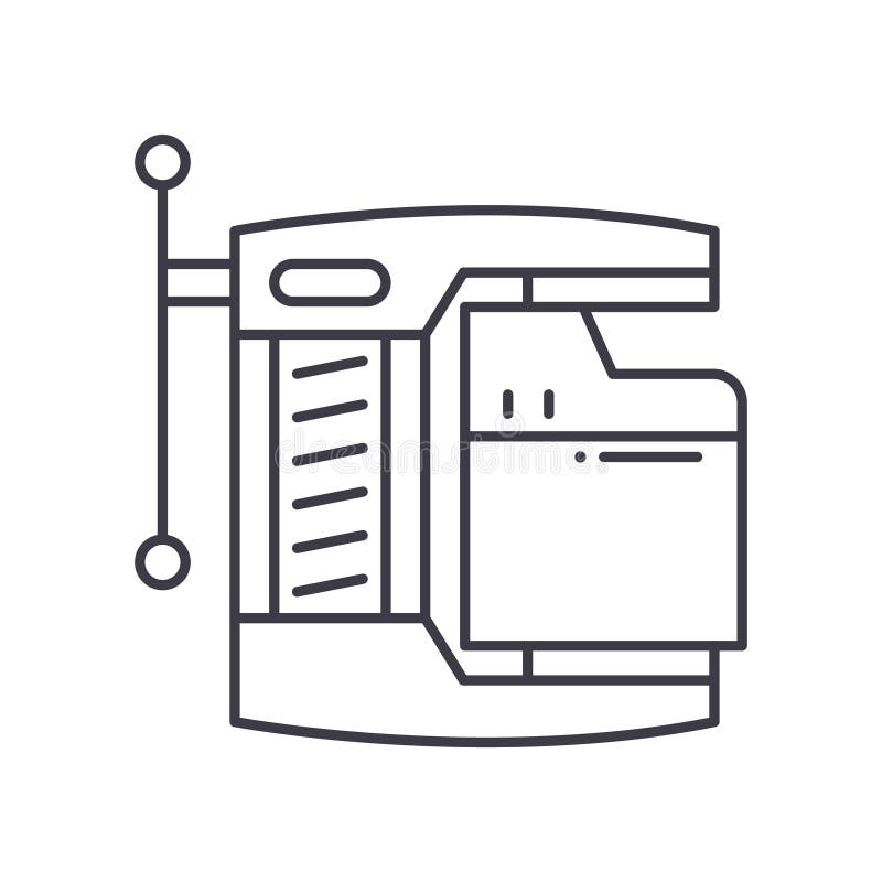 Compressed File Icon, Linear Isolated Illustration, Thin Line Vector ...
