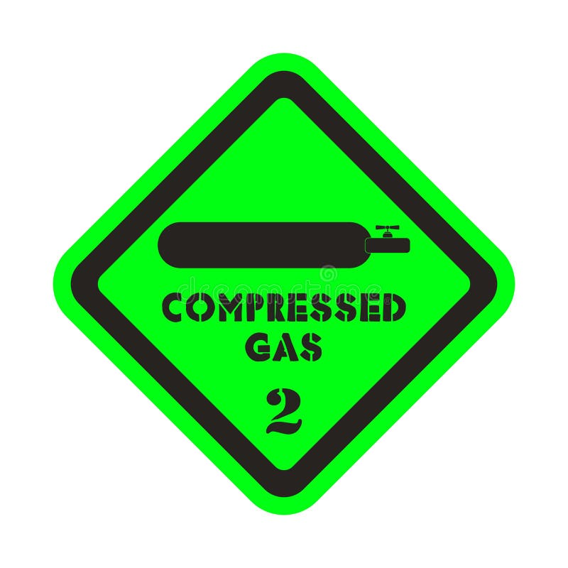 Caution Pressurized Device Symbol Sign, Vector Illustration, Isolate on ...