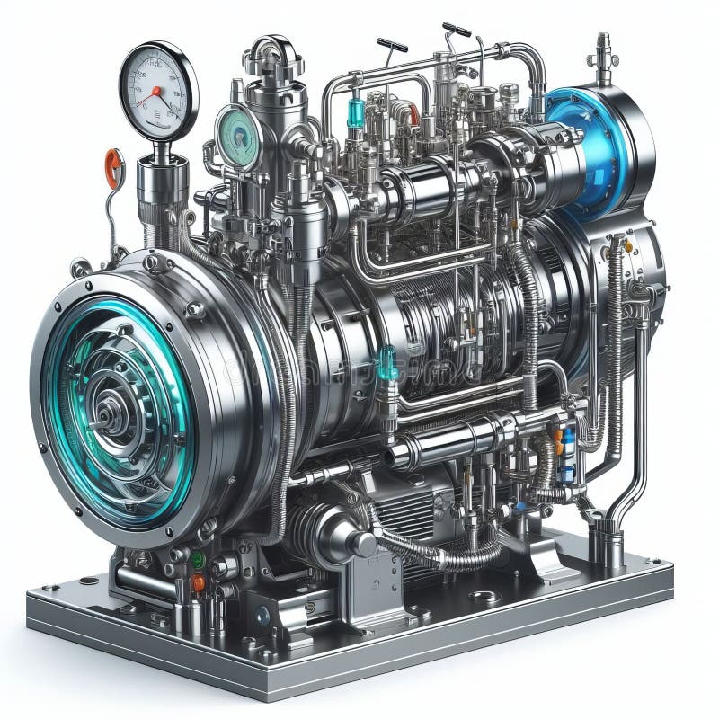 114 Compressed Oxygen Pump_ Mechanical Apparatuses Usedfor Extr Stock ...