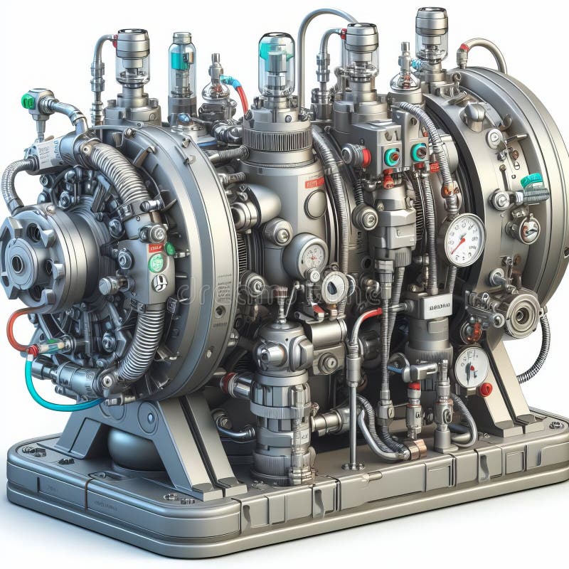 113 Compressed Oxygen Pump_ Mechanical Apparatuse Extr Stock ...