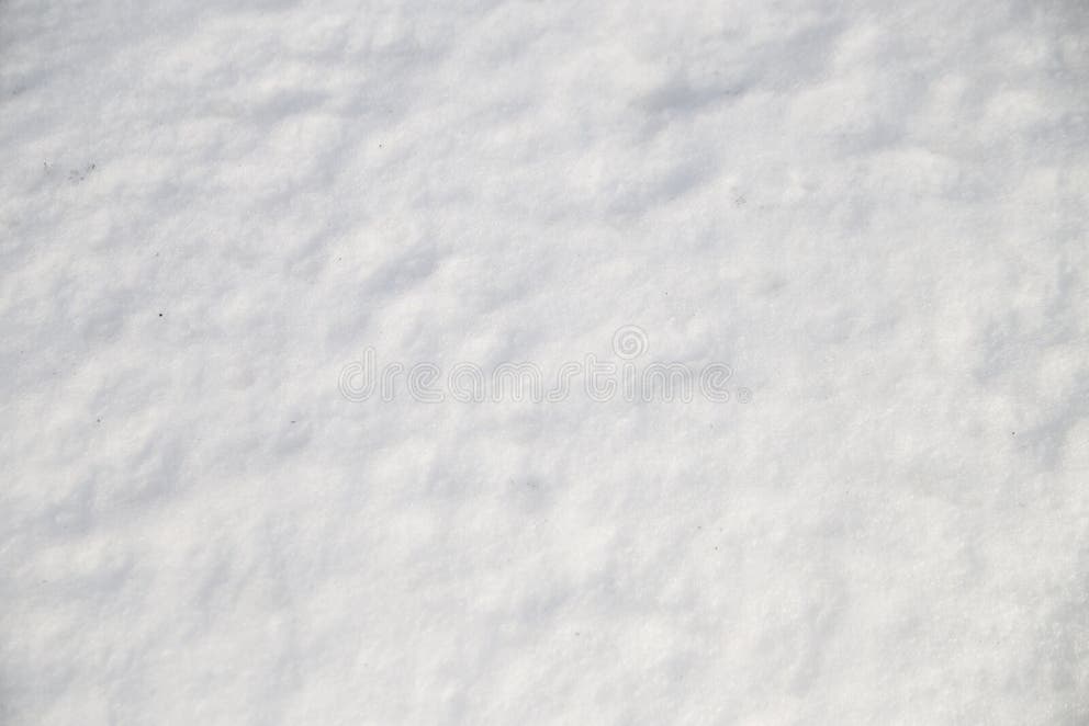 Compressed Snow on Ground on Sunny Winter Day Stock Image - Image of ...
