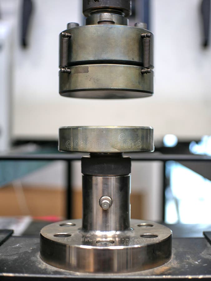 Compression Plates, on a Compression Bench Stock Photo - Image of close ...