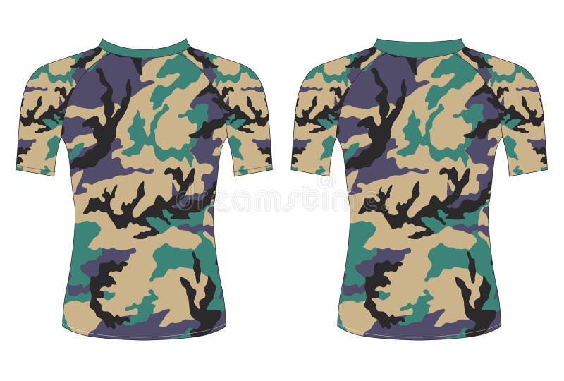 Compression Rash Guard stock vector. Illustration of undefined - 356893755