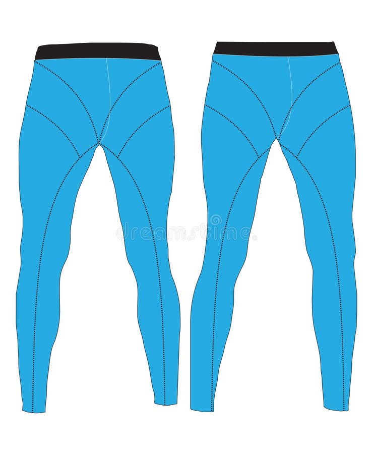 Compression Rash Guard Template Mock Up Stock Illustration ...