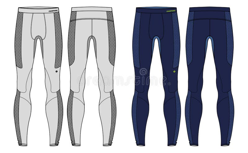 Compression Pants Template Stock Illustrations – 369 Compression Pants ...