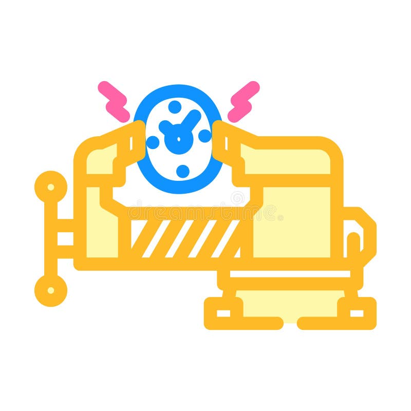 Compression Time Management Color Icon Vector Illustration Stock Vector ...