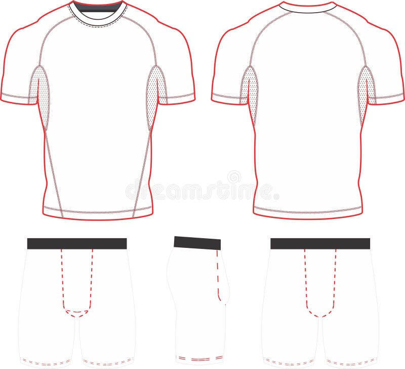 Compression Uniform Mock Up Illustration Vector Stock Vector ...