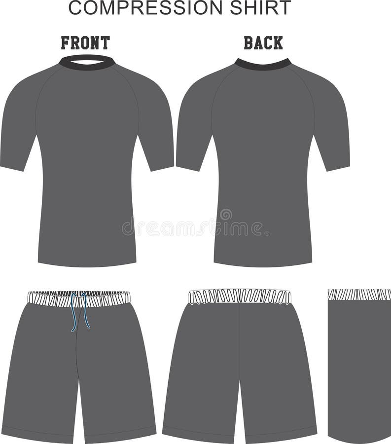 Compression Uniform Mock Up Illustration Vector Stock Vector ...