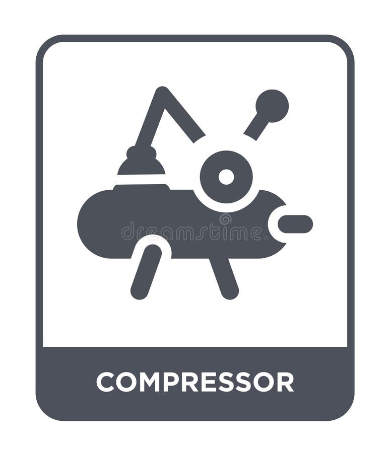 Compressor Icon in Trendy Design Style. Compressor Icon Isolated on ...