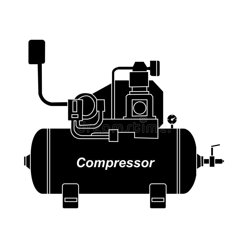 Compressor icon stock vector. Illustration of paint - 315916106