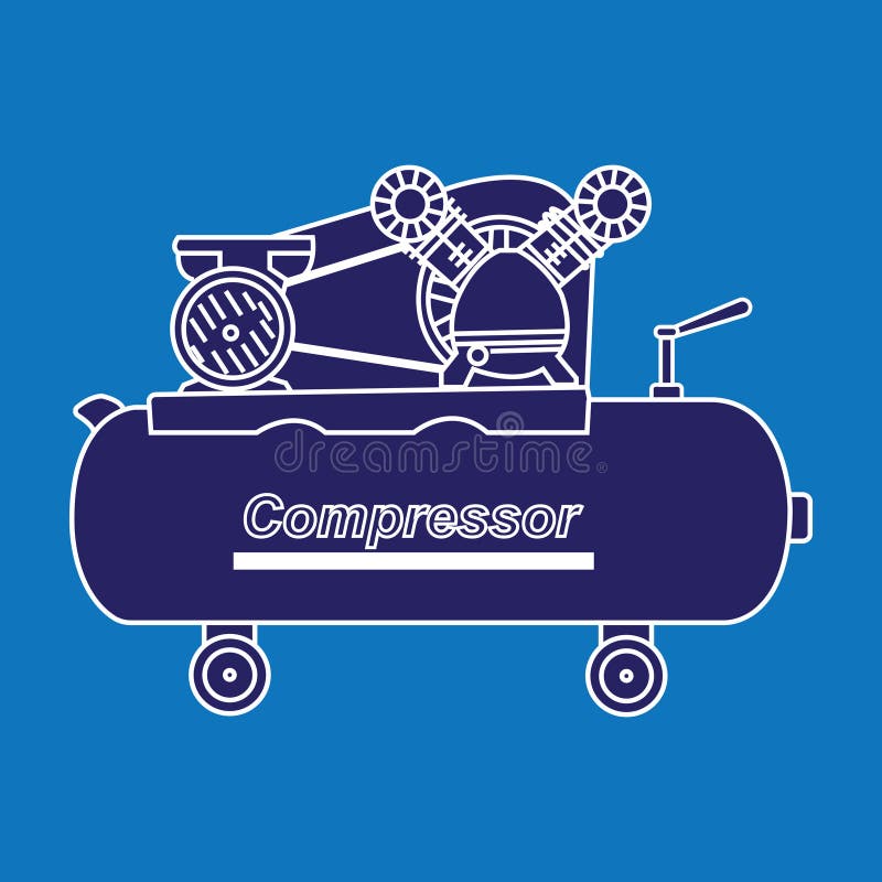 Compressor icon stock vector. Illustration of tool, equipment - 315916175