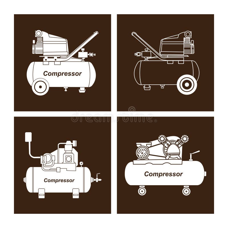 Compressor icon stock vector. Illustration of motor - 316500131