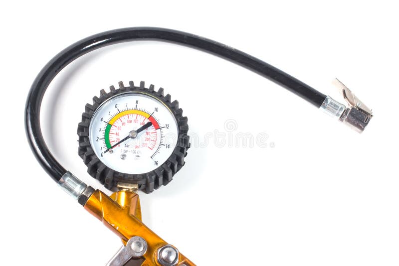 Compressor pressure gauge stock photo. Image of detector - 51767256