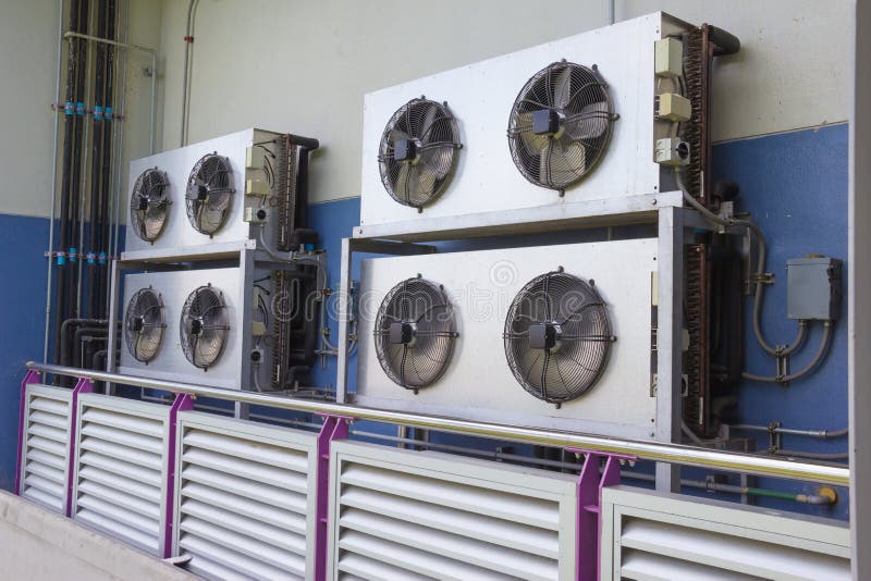 Compressor Unit of Air Conditioner Stock Image - Image of cold ...