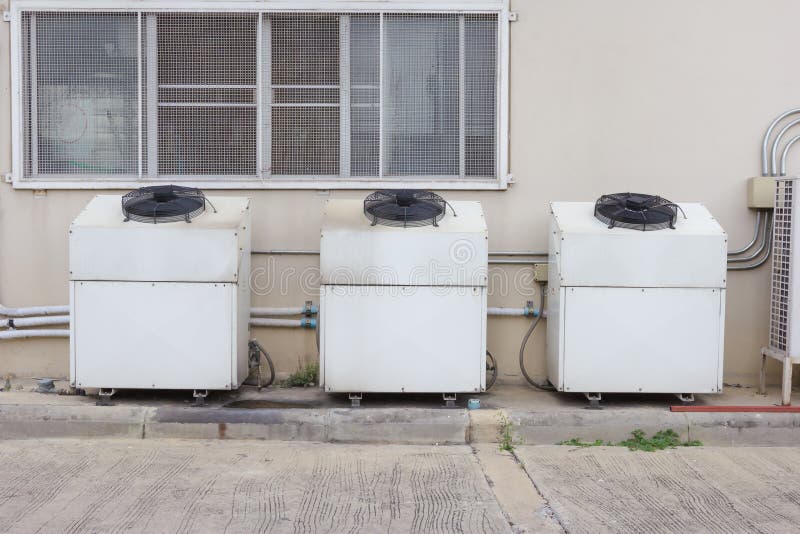 Compressor Unit of Air Conditioner Stock Image - Image of compressor ...