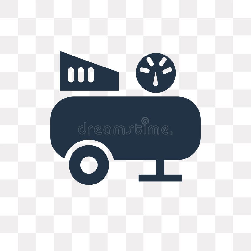 Portable Air Compressor Vector Icon Stock Vector - Illustration of ...