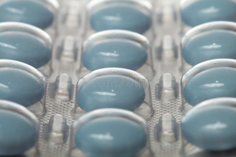 Comprimido azul foto de stock. Imagem de médico, droga - 18100620